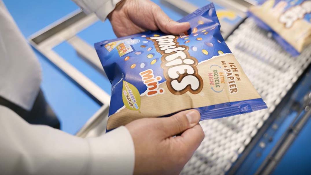 Smarties brand switches to recyclable paper packaging
