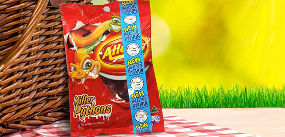 Nestlé Australia halves Killer Python sweet to reduce calories | Nestlé ...