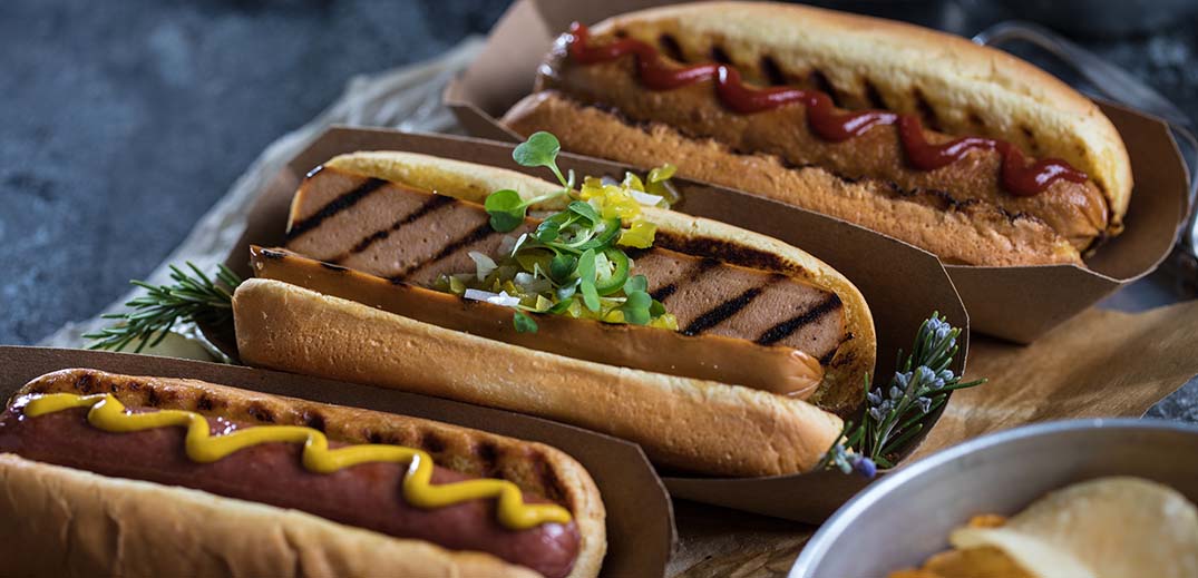 Sweet Earth launches plant-based hot dogs and new Awesome Burger